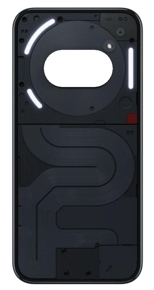 Back Panel Cover for Nothing Phone 2a - Black - Maxbhi.com