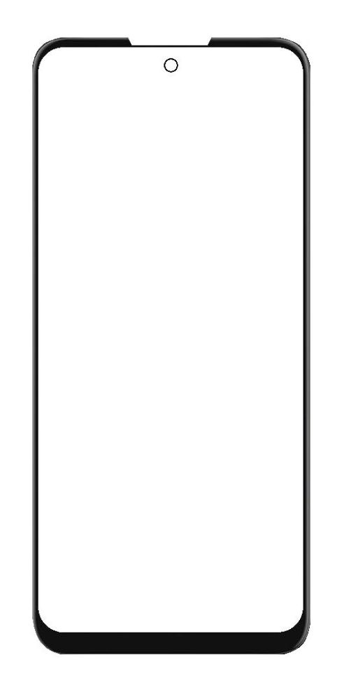 Replacement Front Glass for Lava O2 - Purple by Maxbhi.com