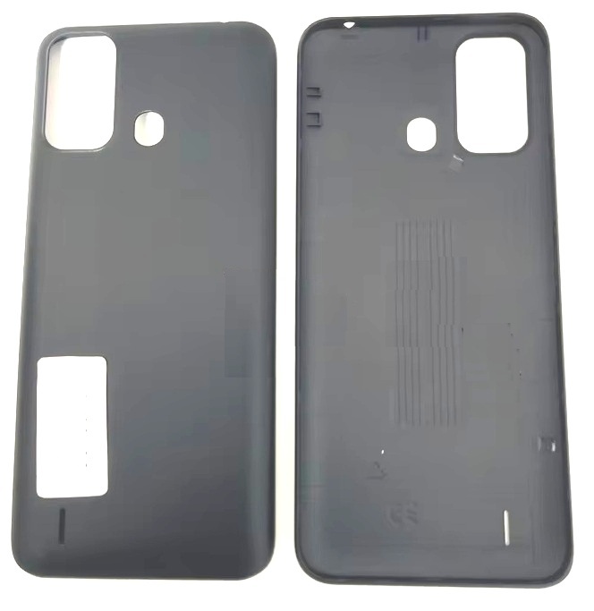 Back Panel Cover for Itel P37 - Black - Maxbhi.com