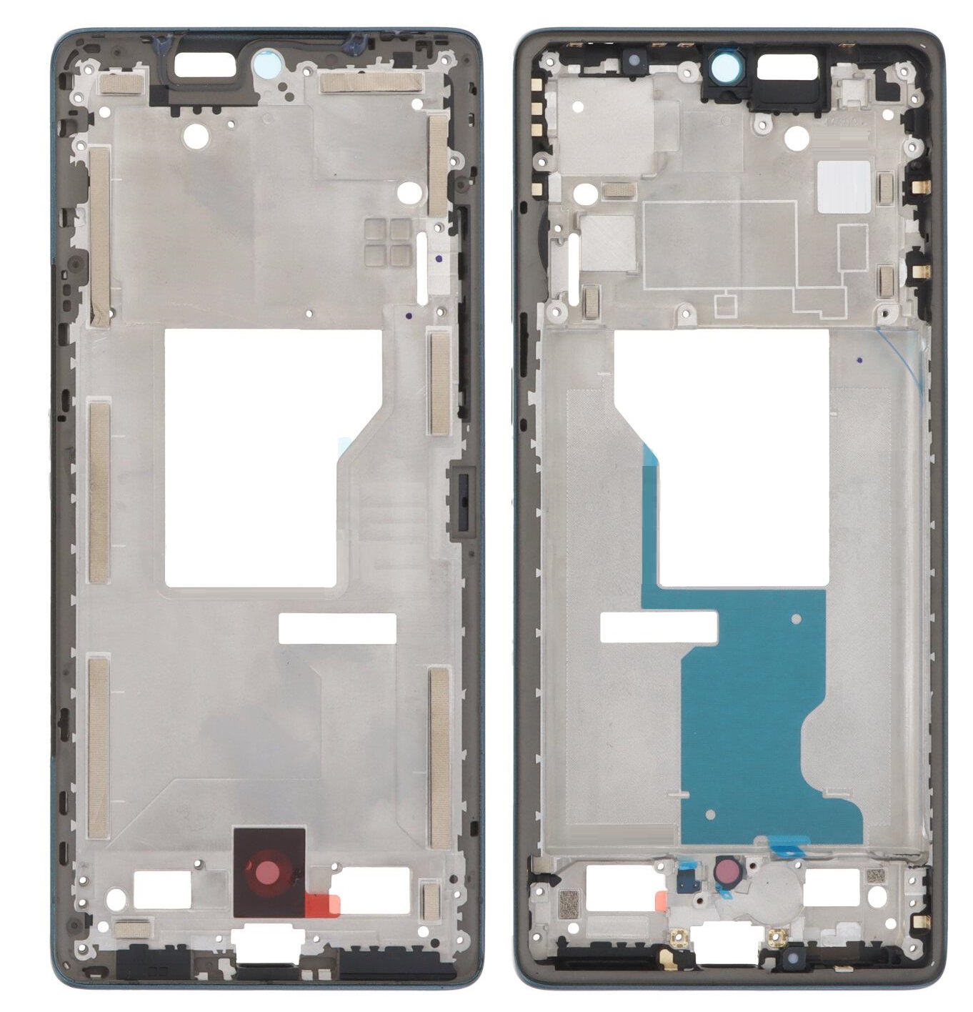 LCD Frame Middle Chassis for Motorola Edge 50 Fusion - Blue by Maxbhi.com
