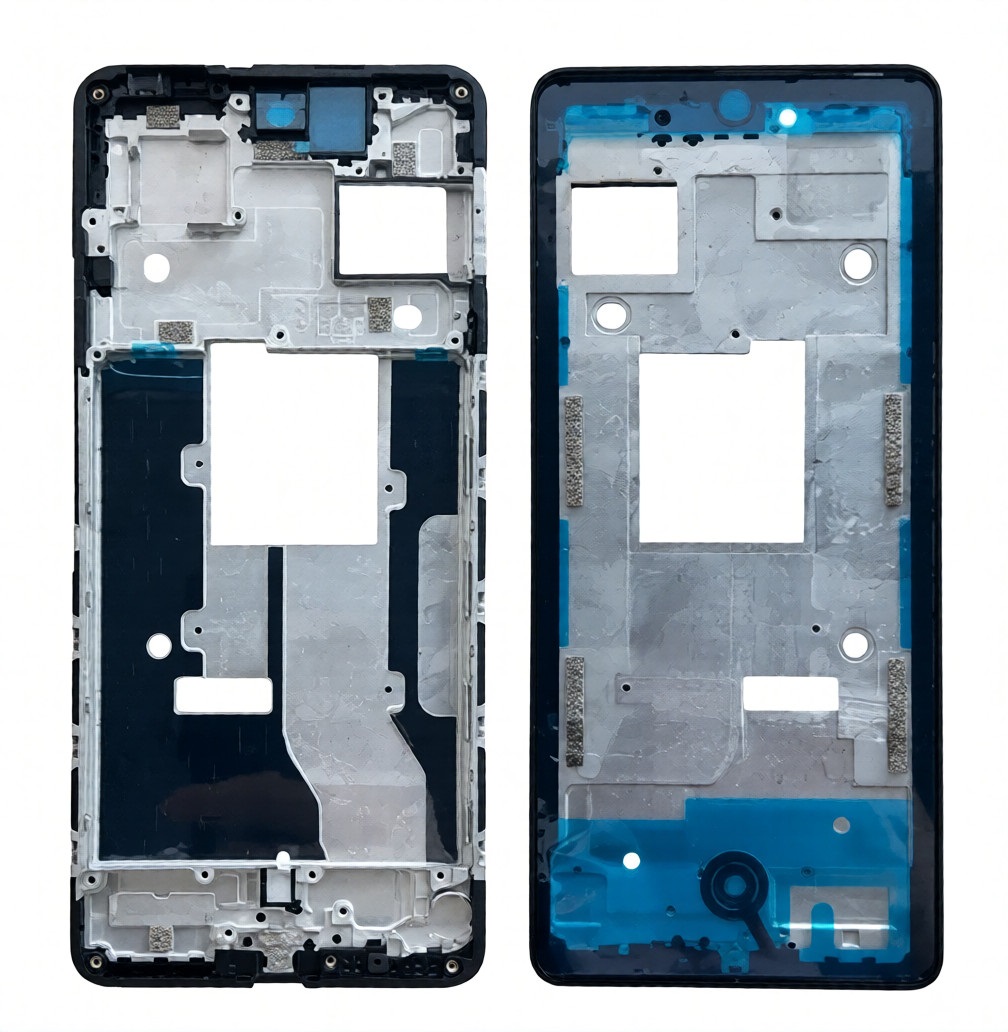 LCD Frame Middle Chassis for Tecno Camon 30 5G - White by Maxbhi.com