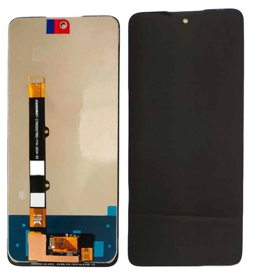 LCD with Touch Screen for Lava Yuva 5G - Blue by Maxbhi.com