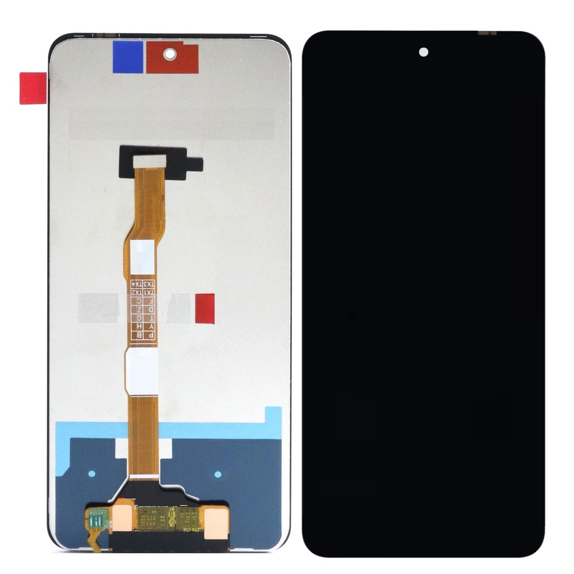 LCD with Touch Screen for Vivo Y58 5G - Black by Maxbhi.com