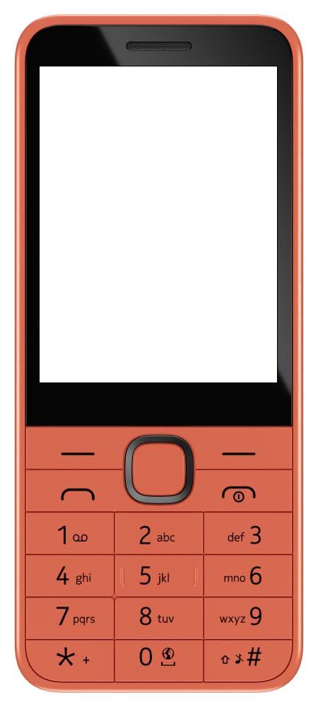 Full Body Housing for Nokia 220 4G 2024 - Peach - Maxbhi.com