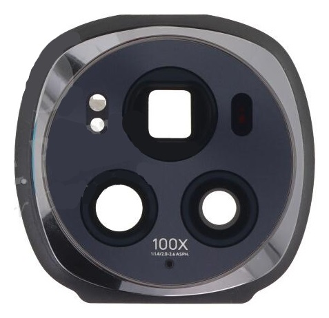 Camera Lens Glass with Frame for Honor Magic6 Pro 5G Black by Maxbhi.com