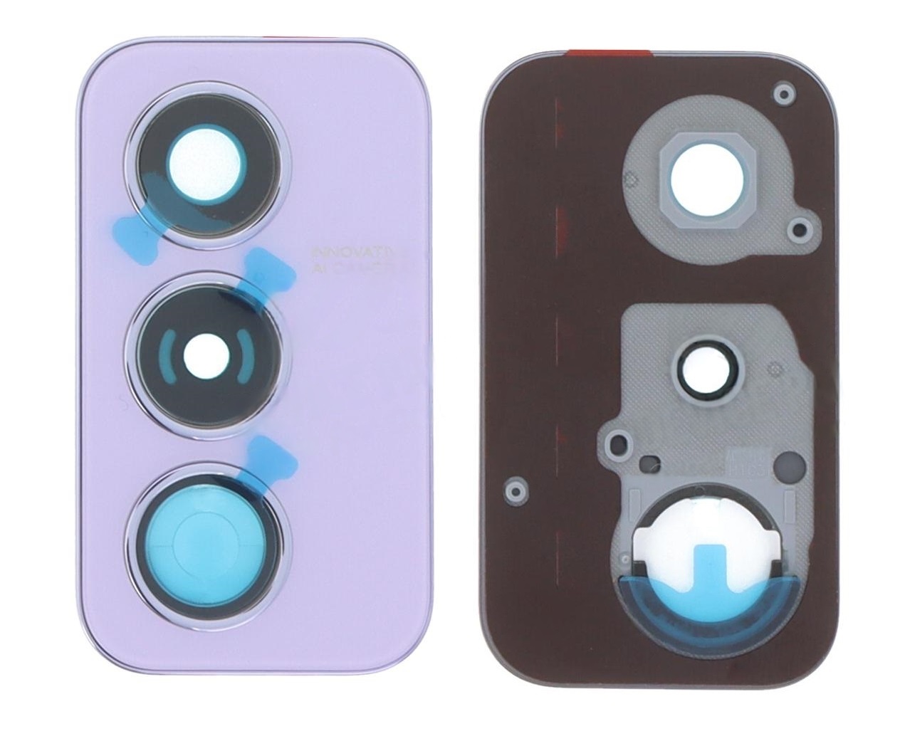 Camera Lens Glass with Frame for Oppo A3 Pro 5G India Purple by Maxbhi.com