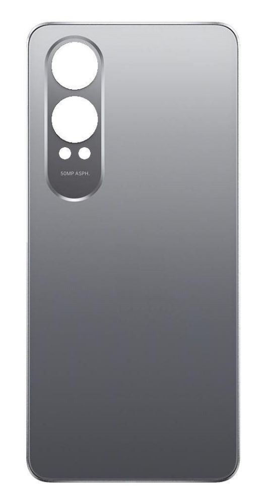 Back Panel Cover for OnePlus Nord CE 4 Lite 5G - Silver - Maxbhi.com