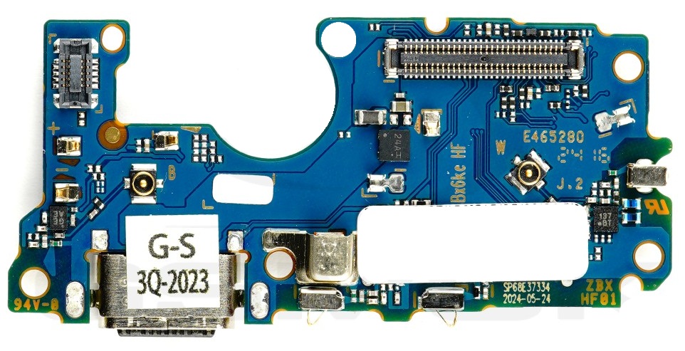Charging Connector Flex PCB Board for Motorola Moto G85 5G by Maxbhi.com