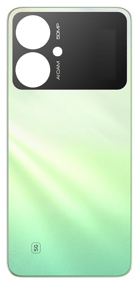 Back Panel Cover for Xiaomi Poco M6 - Green - Maxbhi.com