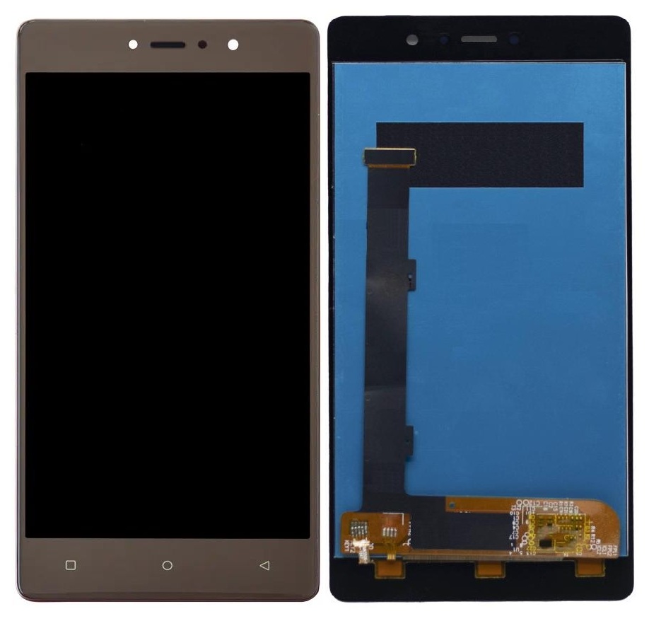 LCD with Touch Screen for Gionee S6s - Mocha by Maxbhi.com