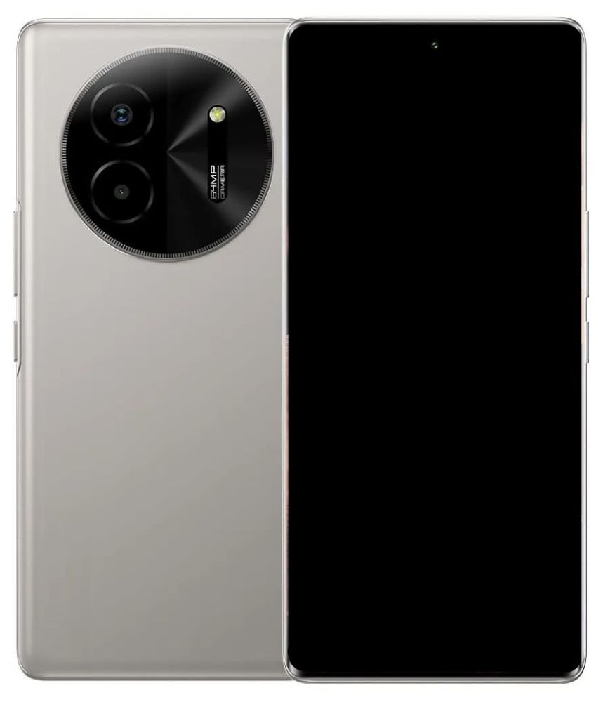 Back Panel Cover for Lava Blaze X 5G - Grey - Maxbhi.com