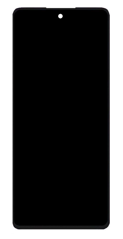 LCD with Touch Screen for HMD Crest Max 5G - White by Maxbhi.com