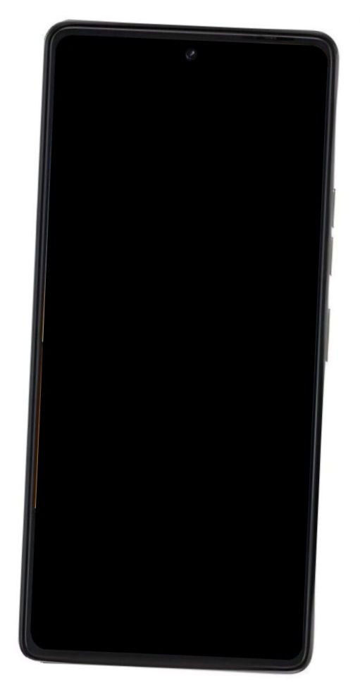 LCD Frame Middle Chassis for Tecno Pova 6 - Black by Maxbhi.com