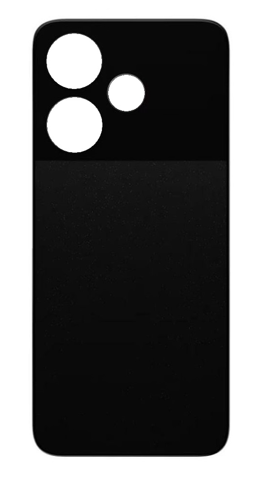 Back Panel Cover for Xiaomi Poco M6 Plus 5G - Black - Maxbhi.com