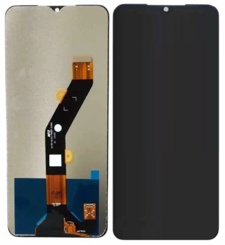 LCD with Touch Screen for Itel A50 - Blue by Maxbhi.com