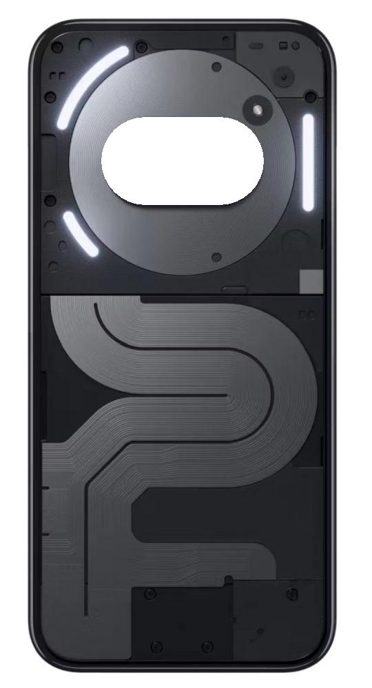 Back Panel Cover for Nothing Phone 2a Plus - Black - Maxbhi.com