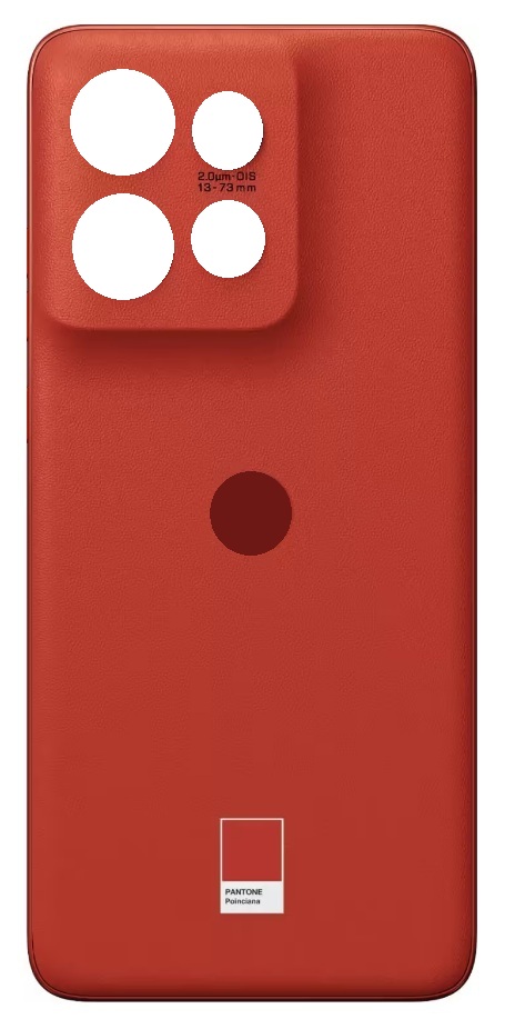 Back Panel Cover for Motorola Edge 50 Neo - Red - Maxbhi.com