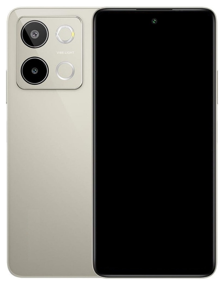 Back Panel Cover for Lava Blaze 3 5G - Gold - Maxbhi.com