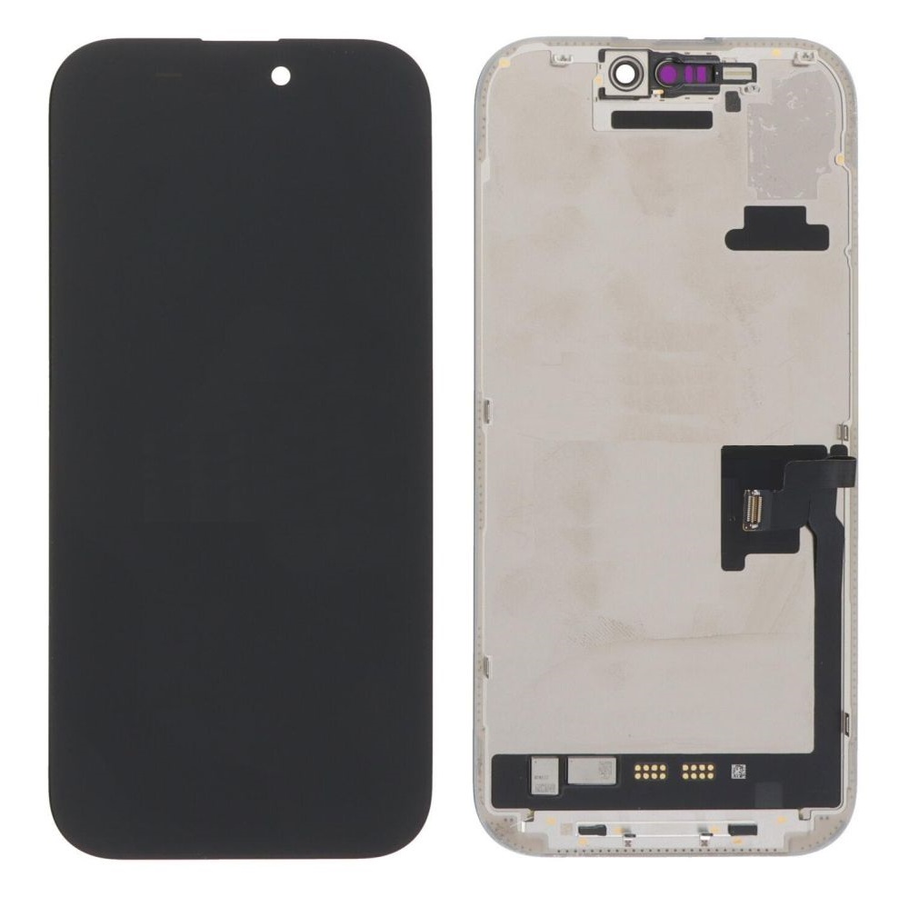 LCD with Touch Screen for Apple iPhone 16 Pro - White by Maxbhi.com