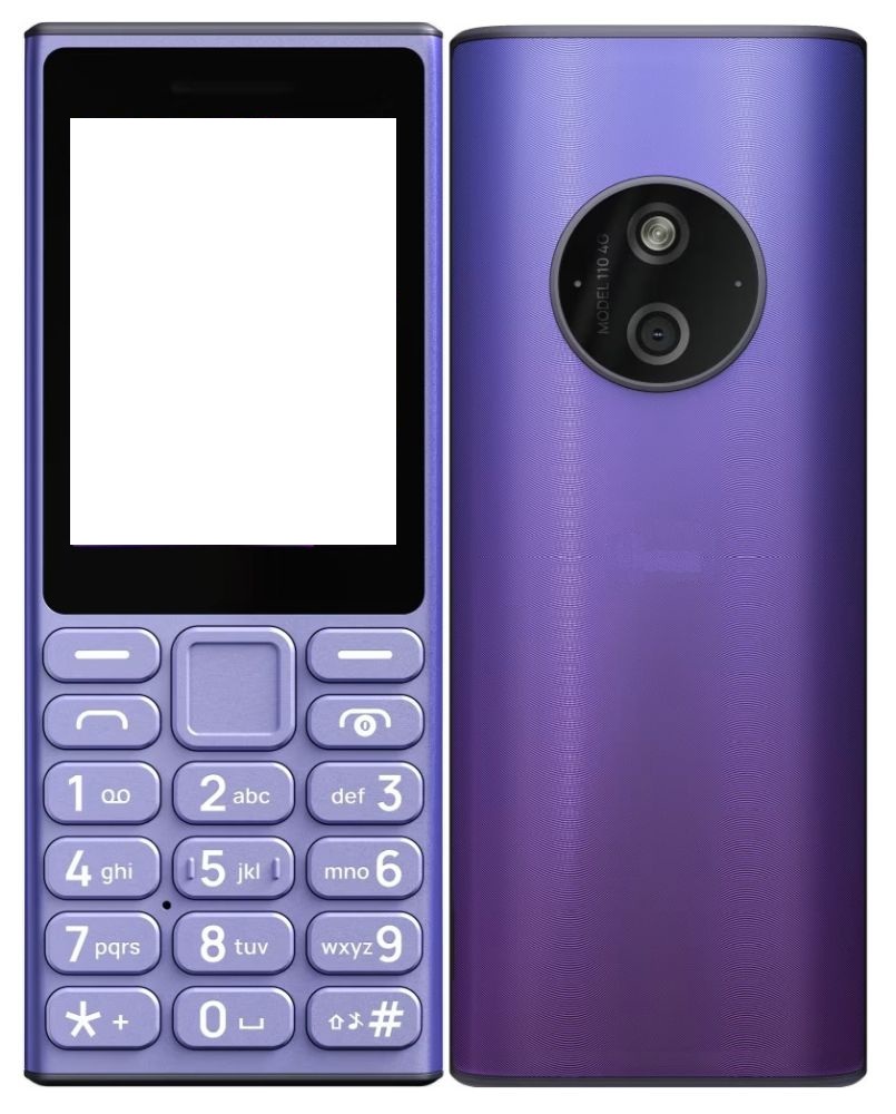 Full Body Housing for HMD 110 4G - Blue - Maxbhi.com