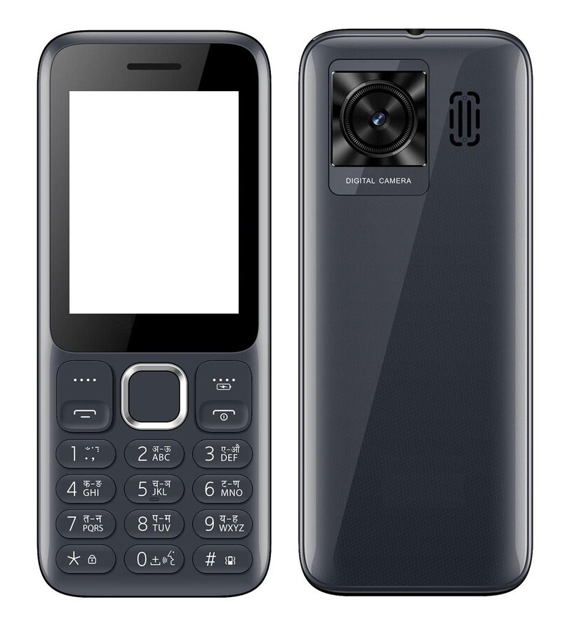 Full Body Housing for Itel Power 450 - Black - Maxbhi.com