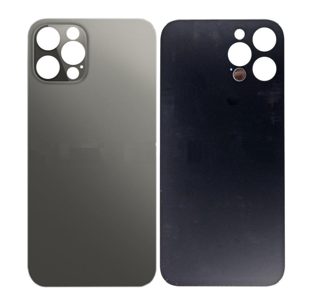 Back Panel Cover for Apple iPhone 12 Pro - Graphite - Maxbhi.com