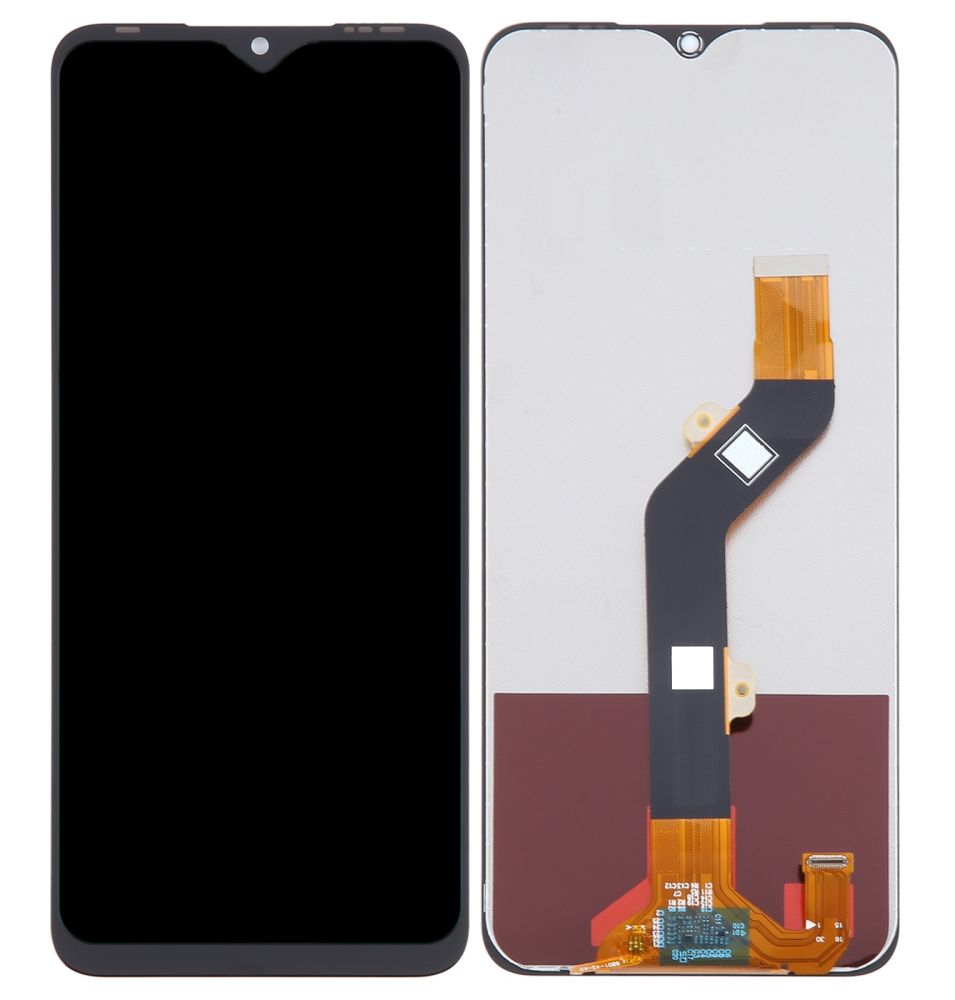 LCD with Touch Screen for Itel P38 Pro - White by Maxbhi.com