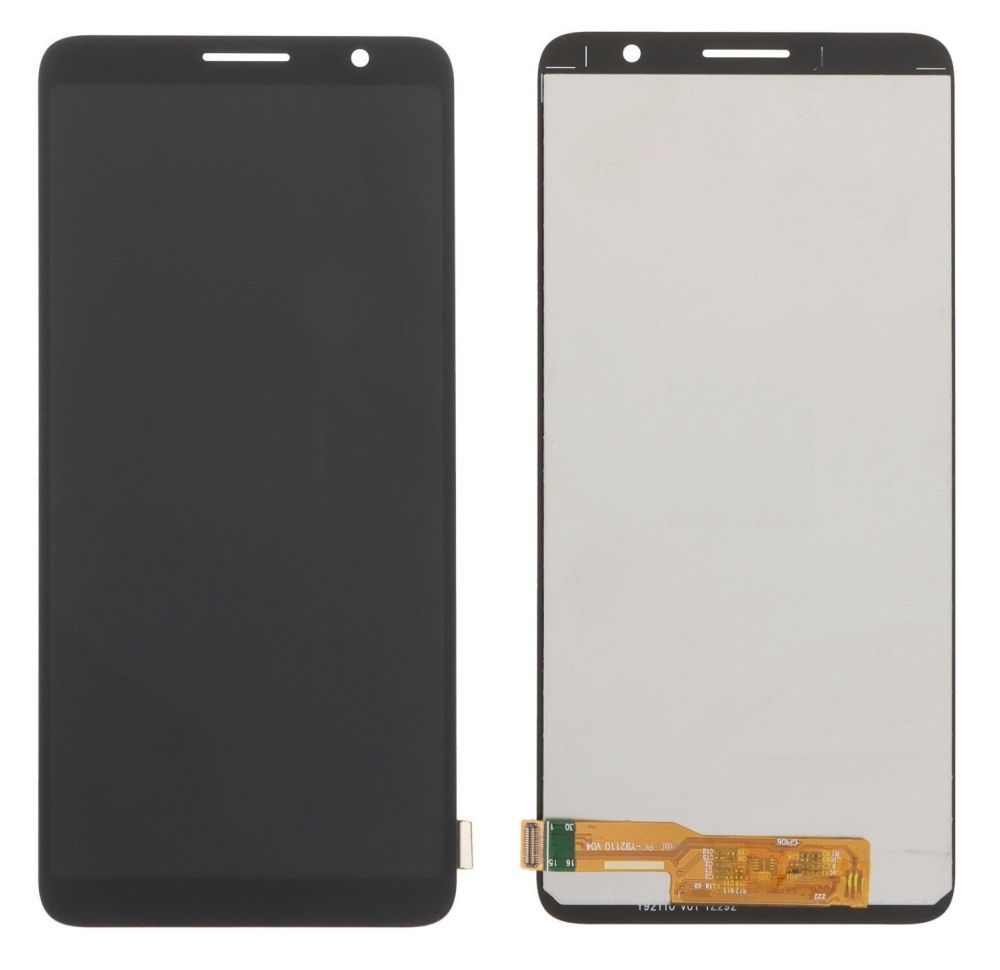 LCD with Touch Screen for TCL 501 - White by Maxbhi.com