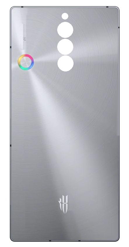 Back Panel Cover for ZTE Nubia Red Magic 8S Pro - White - Maxbhi.com