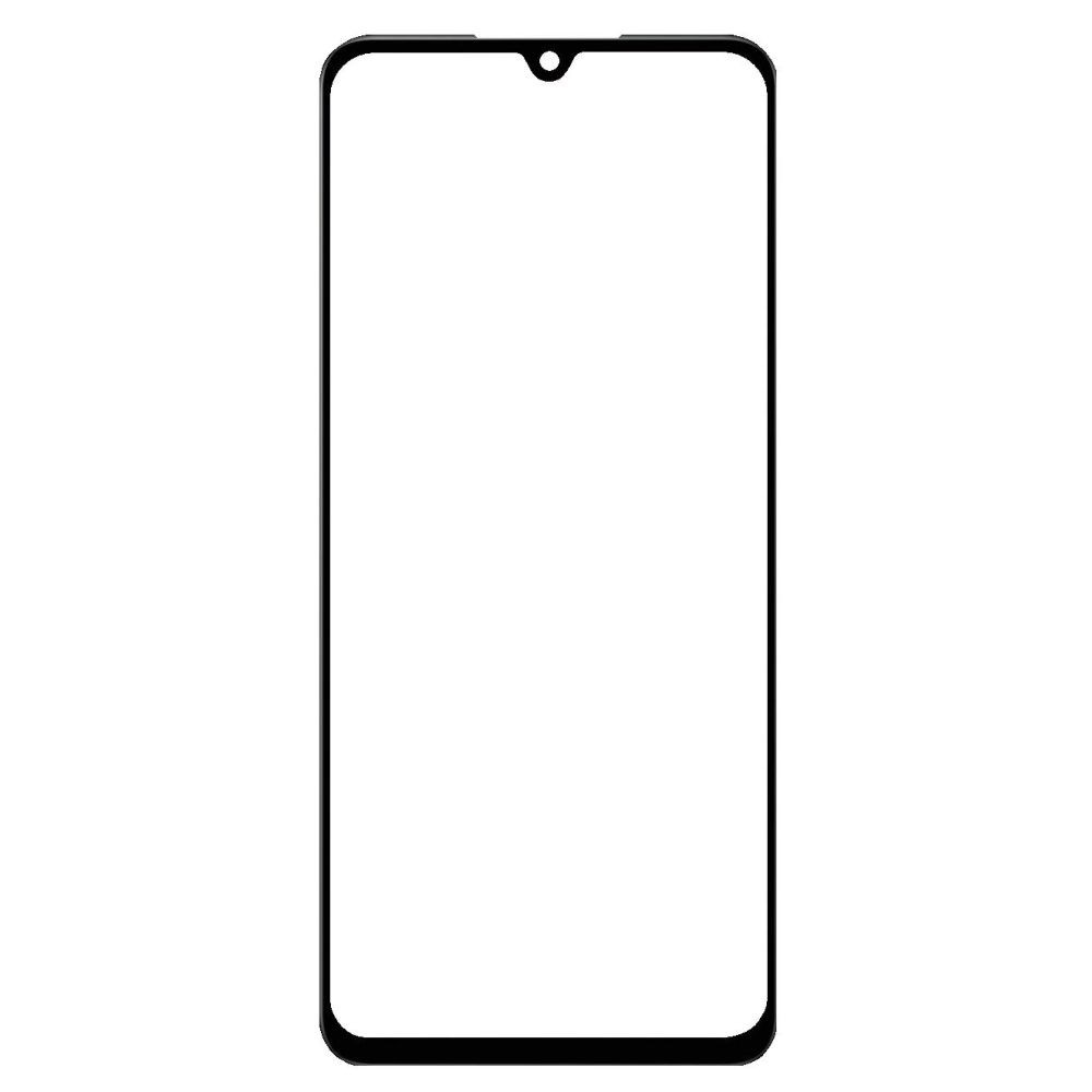 Replacement Front Glass for Xiaomi Redmi A4 5G - Black by Maxbhi.com