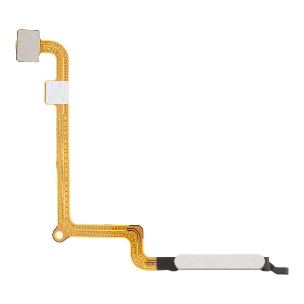 Fingerprint Sensor Flex Cable for Xiaomi Poco C75 5G White by Maxbhi.com