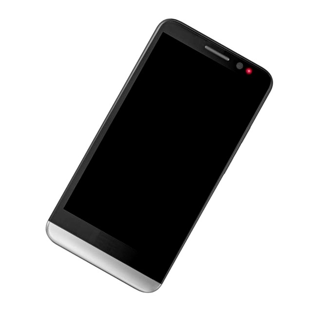 Camera Lens Glass with Frame for BlackBerry Z30 Black by Maxbhi.com