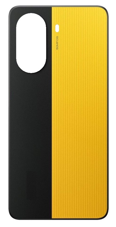 Back Panel Cover for Xiaomi Poco X7 Pro 5G - Yellow - Maxbhi.com