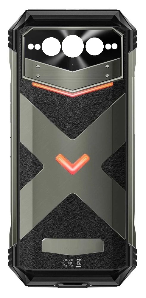 Back Panel Cover for Doogee V Max Plus - Grey - Maxbhi.com