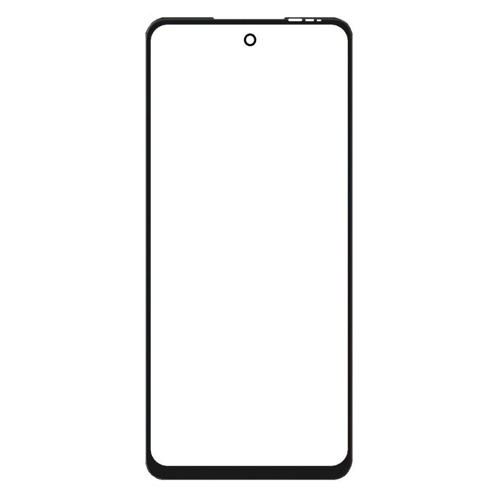 Replacement Front Glass for Philips S6210 Essence 10 - Black by Maxbhi.com