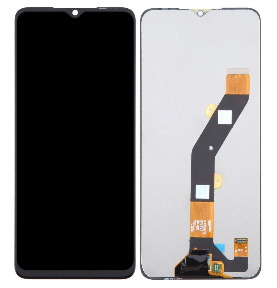 LCD with Touch Screen for ZTE Blade A34 - White by Maxbhi.com