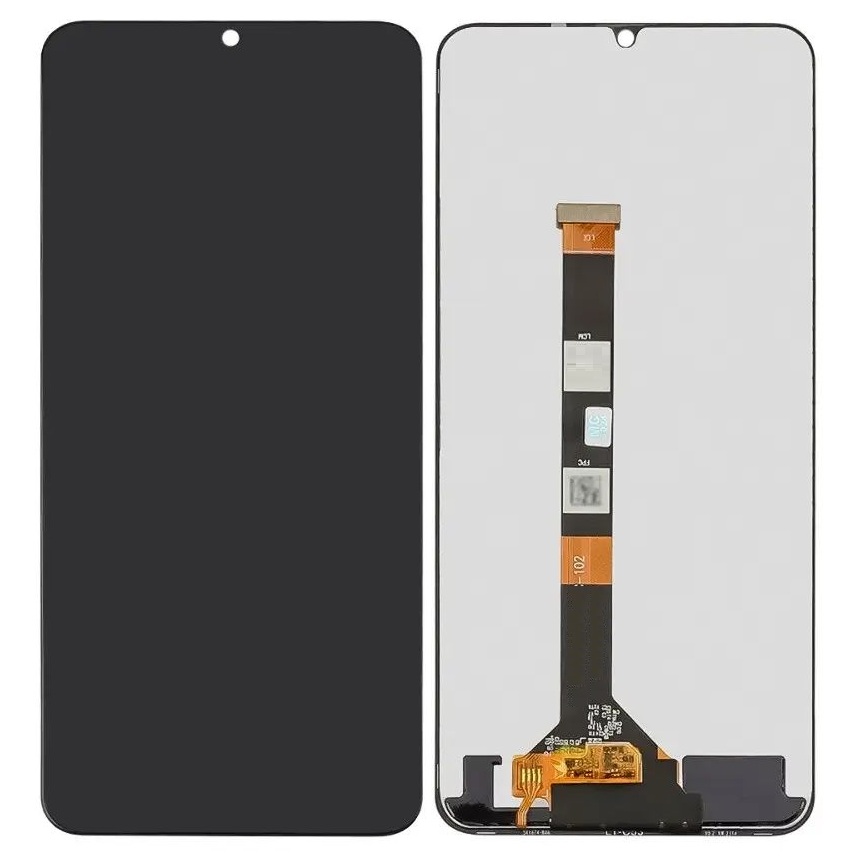 LCD with Touch Screen for Realme Note 50 - Black by Maxbhi.com