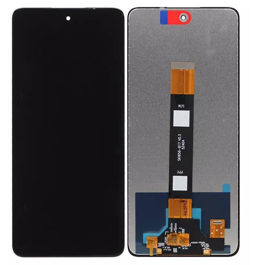LCD with Touch Screen for TCL 50 5G - White by Maxbhi.com