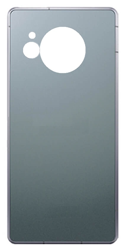 Back Panel Cover for Sharp Aquos R8s - Black - Maxbhi.com