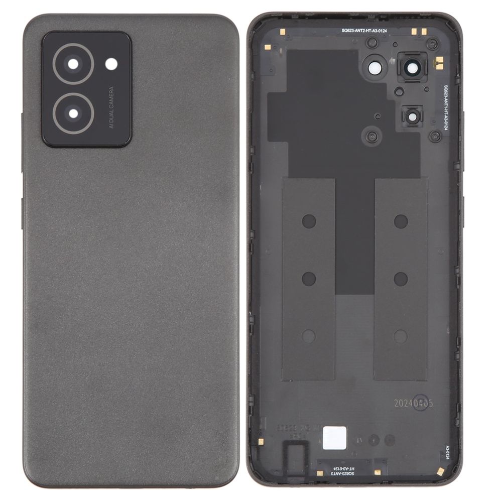 Back Panel Cover for HMD Vibe - Black - Maxbhi.com