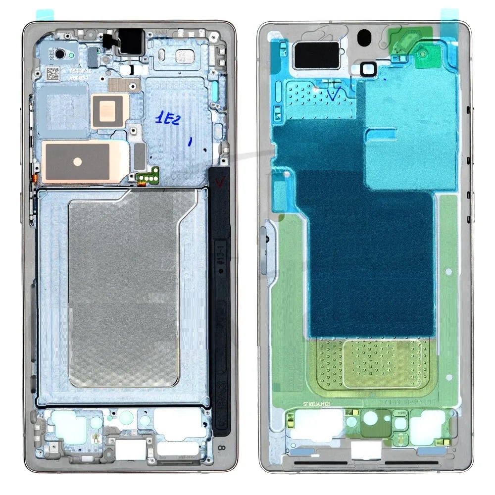 LCD Frame Middle Chassis for Samsung Galaxy S25 Ultra - Grey by Maxbhi.com