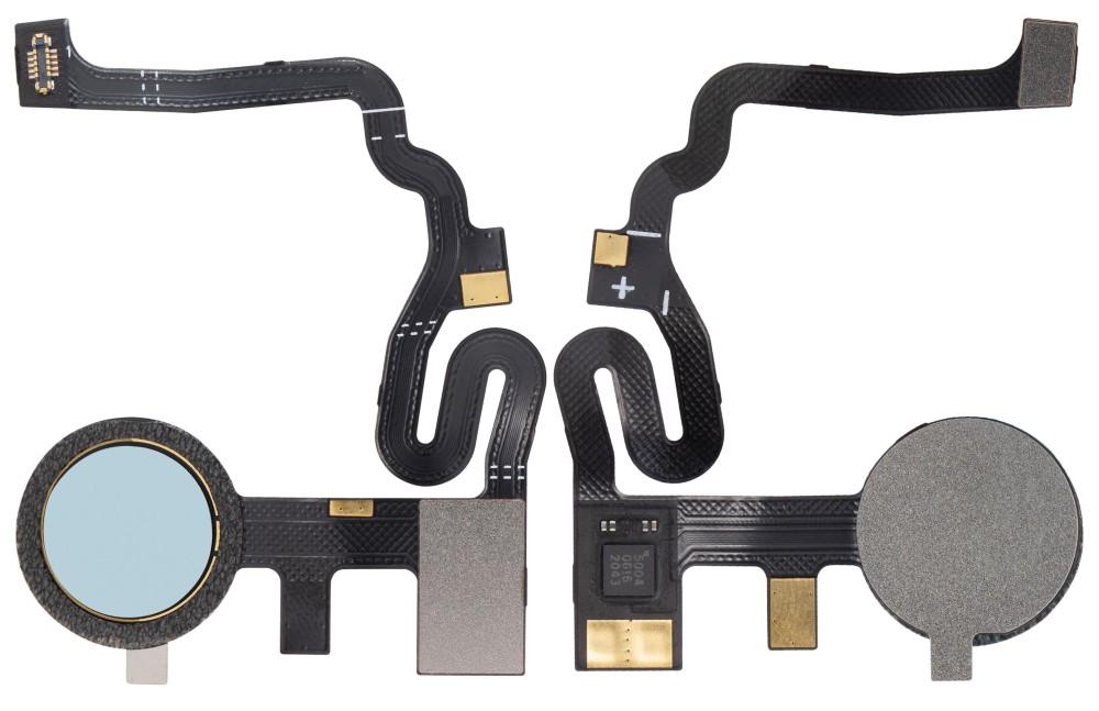 Fingerprint Sensor Flex Cable for Google Pixel 4a Blue by Maxbhi.com