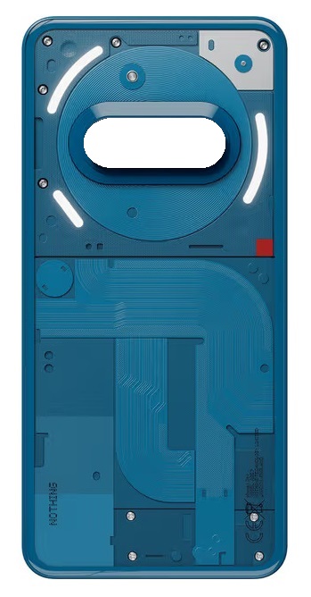 Back Panel Cover for Nothing Phone 3a - Blue - Maxbhi.com