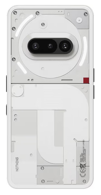 Full Body Housing for Nothing Phone 3a - White - Maxbhi.com