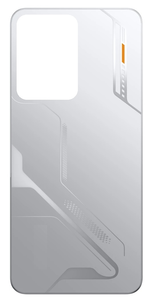 Back Panel Cover for Realme P3 5G - Silver - Maxbhi.com