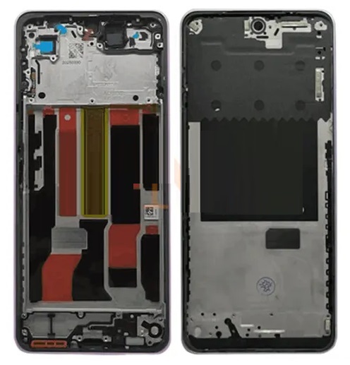 LCD Frame Middle Chassis for Oppo A5 Pro 5G - Black by Maxbhi.com