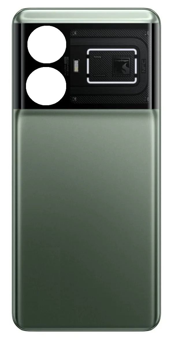 Back Panel Cover for Realme GT5 - Green - Maxbhi.com