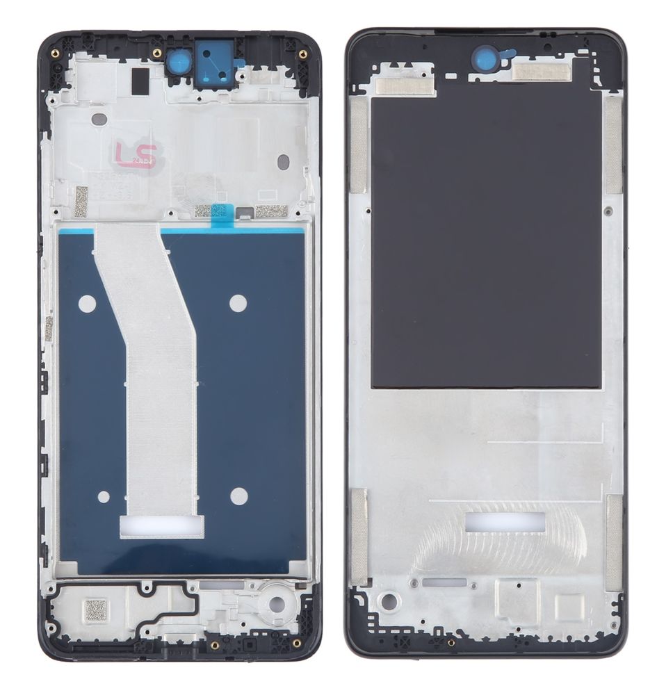 LCD Frame Middle Chassis for Motorola Moto G24 - Black by Maxbhi.com