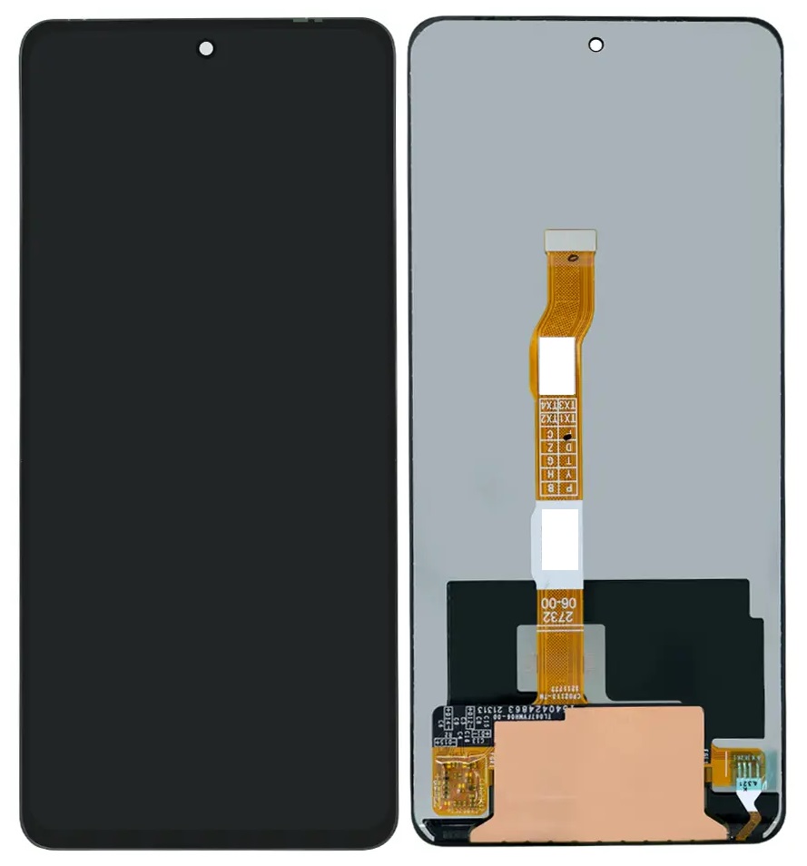 LCD with Touch Screen for Vivo T4x 5G - White by Maxbhi.com