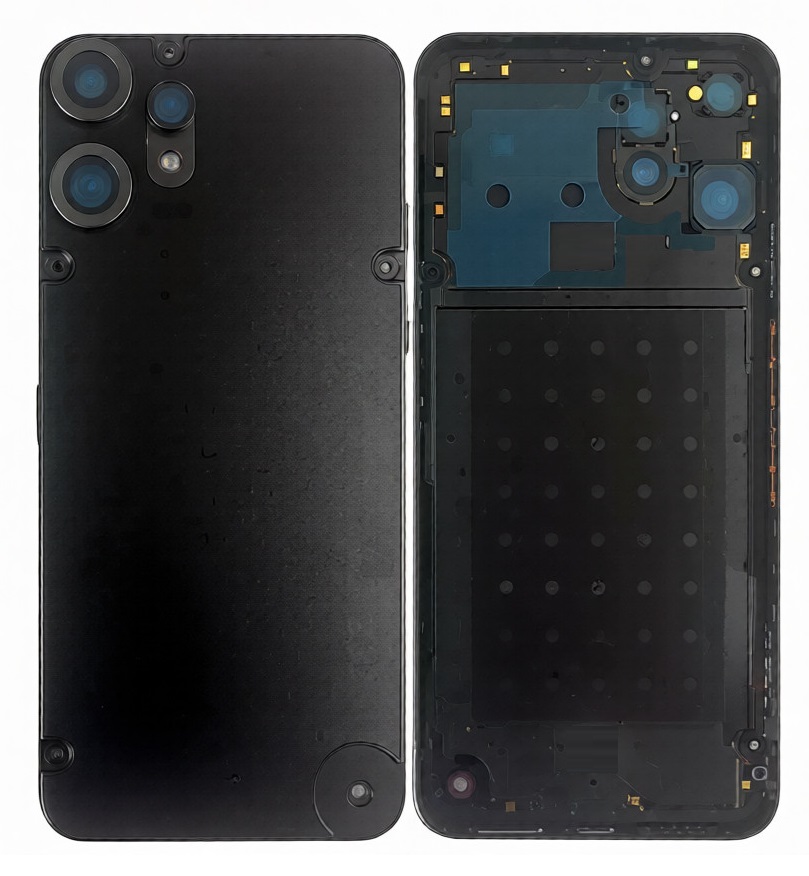 Back Panel Cover for Nothing CMF Phone 2 Pro - Black - Maxbhi.com